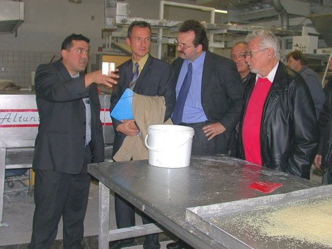 Besuch OB-Kandidat Frank Baranowski 17.10.03 - SPD OV Resse